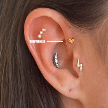 Helix Piercing Guide | Placement, Pain, Healing & Jewellery Tips – covetear